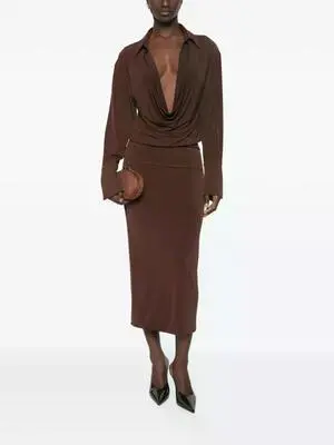Andamane Button Up Evening Dresses