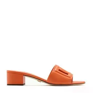 Dolce & Gabbana Dg Logo Sandals - Orange