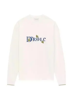 Drole De Monsieur Heritage Logo-print T-shirt - White