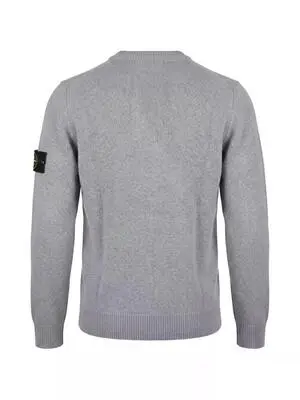 Stone Island Logo-patch Wool Sweater