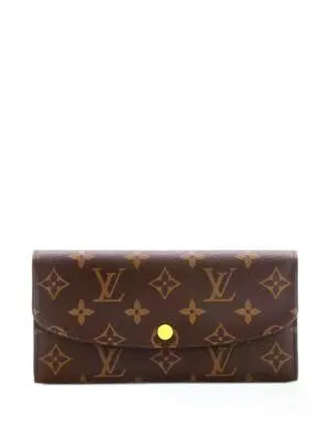 LOUIS VUITTON Emilie Wallet Monogram Canvas Small Wallets - Brown