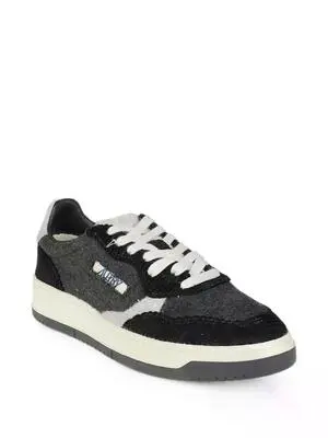 AUTRY Corduroy-panelled Sneakers