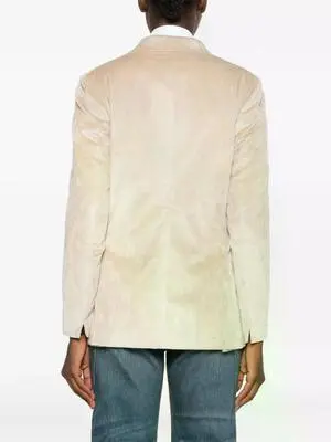 LARDINI Double-breasted Corduroy Blazer