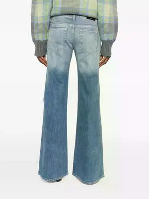 7 For All Mankind Low-rise Flared Jeans