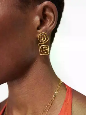 OTTOMAN HANDS Megara Geometric Spiral Earrings