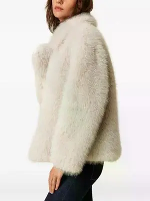 TWINSET Short Faux Fur Coat