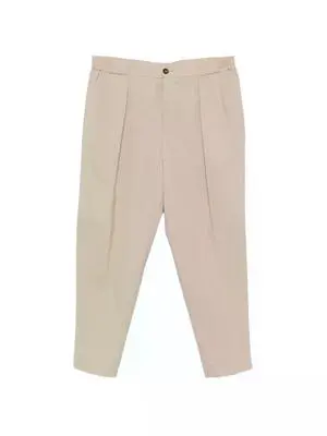 MANUEL RITZ Pleated-design Trousers - Neutrals