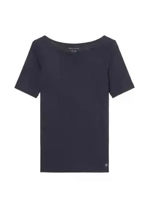 Marc O'polo Boat Neck Short Sleeve T-shirt - Blue