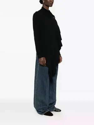 UMA WANG Asymmetric Draped Cardigan