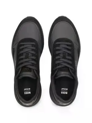 BOSS Panelled Lace-up Sneakers