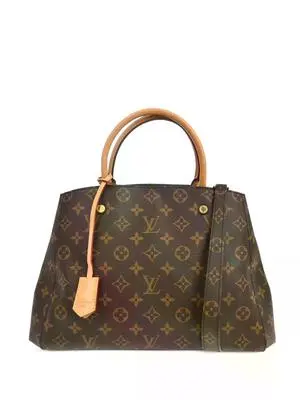 LOUIS VUITTON 2017 Montaigne Monogram Tote Bag