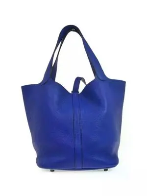 Hermès 2017 Picotin Lock Tote Bag - Blue