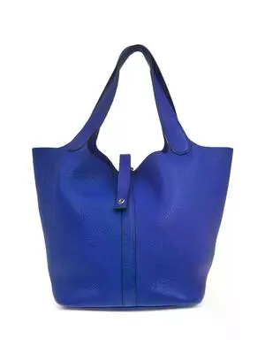 Hermès 2017 Picotin Lock Tote Bag - Blue