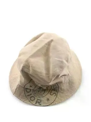 Dior 2010s Logo-print Bucket Hat