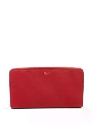 Celine 2010s Zip-around Leather Wallet