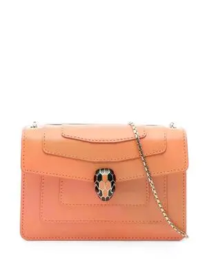 BVLGARI 2010s Serpenti Forever Shoulder Bag - Orange