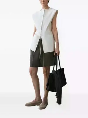 LESS Tie-front Shirt - White