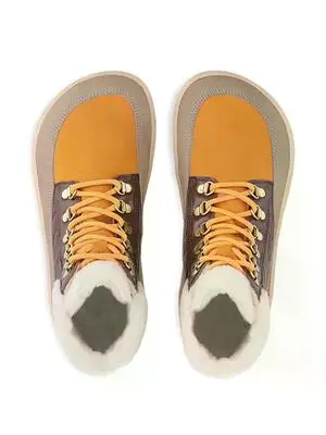Be Lenka Quilted Shearling-trim High-top Sneakers