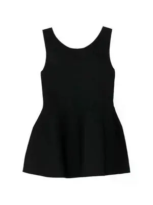 LESS Peplum Knitted Top