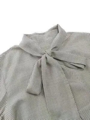 LESS Polka Dot Pussy-bow Shirt