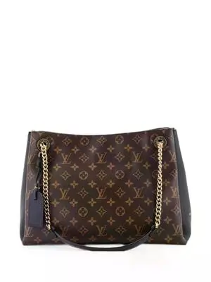 LOUIS VUITTON Surene Handbag Monogram Canvas With Leather Mm Shoulder Bag