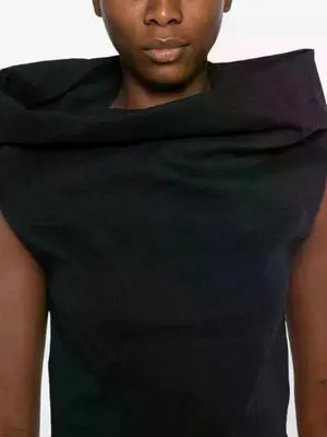 Issey Miyake Asymmetric-neck Top