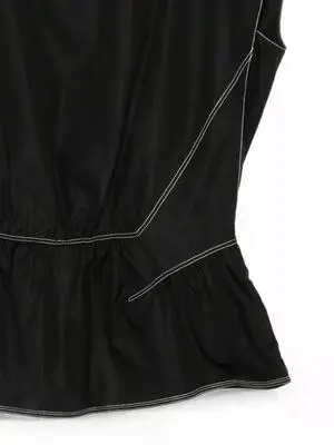 LESS Peplum-hem Blouse