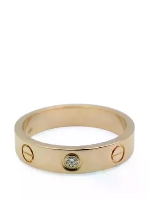 Cartier 2010s Love Diamond Ring - Gold