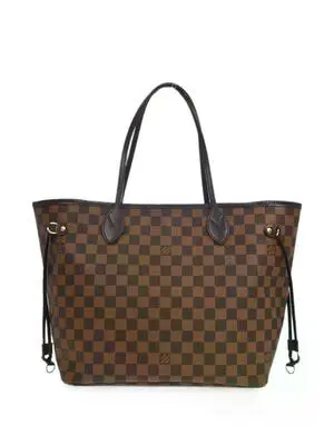 LOUIS VUITTON 2018 Damier Neverfull Mm Tote Bag - Brown
