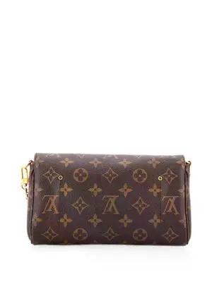 LOUIS VUITTON Monogram Canvas Pm Clutch Bag - Brown