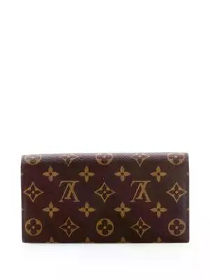 LOUIS VUITTON Sarah Wallet Monogram Canvas Small Wallets