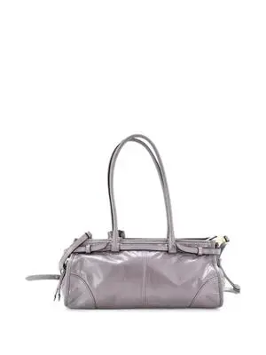 Prada Bonnie Vitello Shine Medium Crossbody Bag - Grey