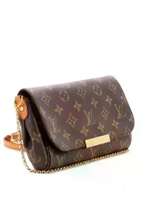 LOUIS VUITTON Monogram Canvas Pm Clutch Bag - Brown