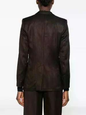 LARDINI Double-breasted Peaked-lapel Blazer