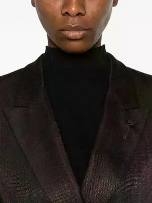 LARDINI Double-breasted Peaked-lapel Blazer