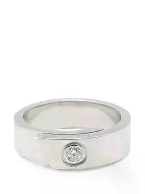Cartier 2010s Anniversary Diamond Ring - Silver
