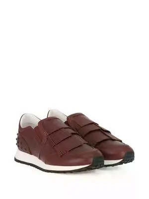 TOD'S Fringed Gommino-stud Sneakers