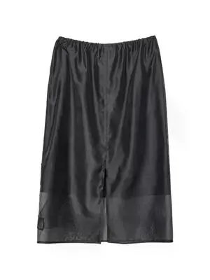 Cecilie Bahnsen Midi Skirt With Bow Embroidery