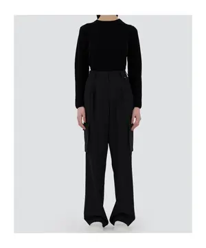 Herno High-waisted Cargo Tailored Trousers