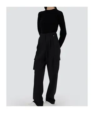 Herno High-waisted Cargo Tailored Trousers