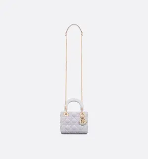 Dior Small Lady My Abcdior Bag - Lavender