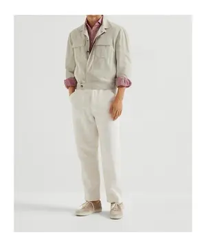 Brunello Cucinelli Butto Suede Jacket