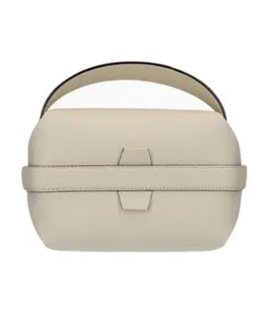 VALEXTRA Logo Handbag - Nude