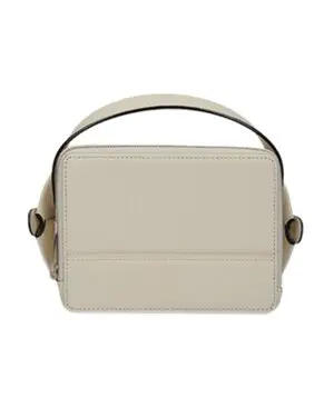 VALEXTRA Logo Handbag - Nude