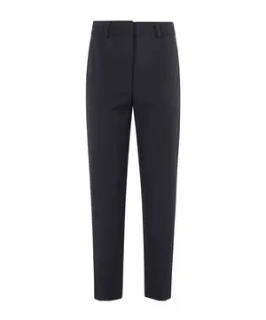 Seventy Four-pocket Straight-leg Casual Pants - Black