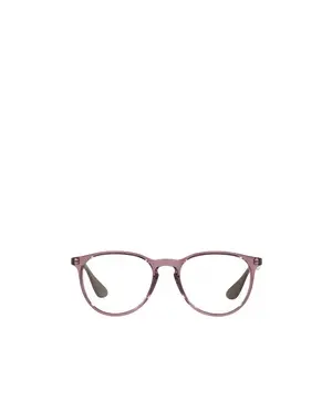 Ray-ban Erika Round Frame Glasses - Purple