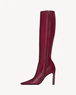 Saint Laurent Francoise Boots In Smooth Leather