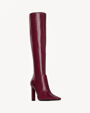 Saint Laurent Francoise Boots In Smooth Leather