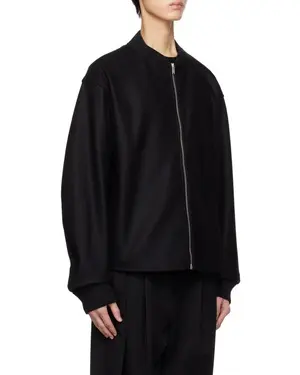 JIL SANDER Zip-up Long-sleeved Bomber Jacket