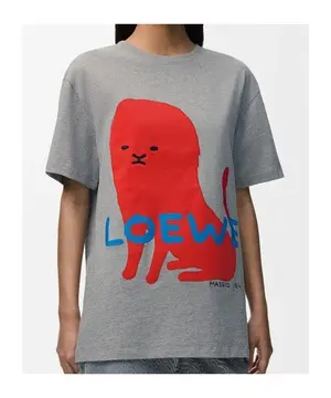 Loewe Regular Fit T-shirt In Cotton